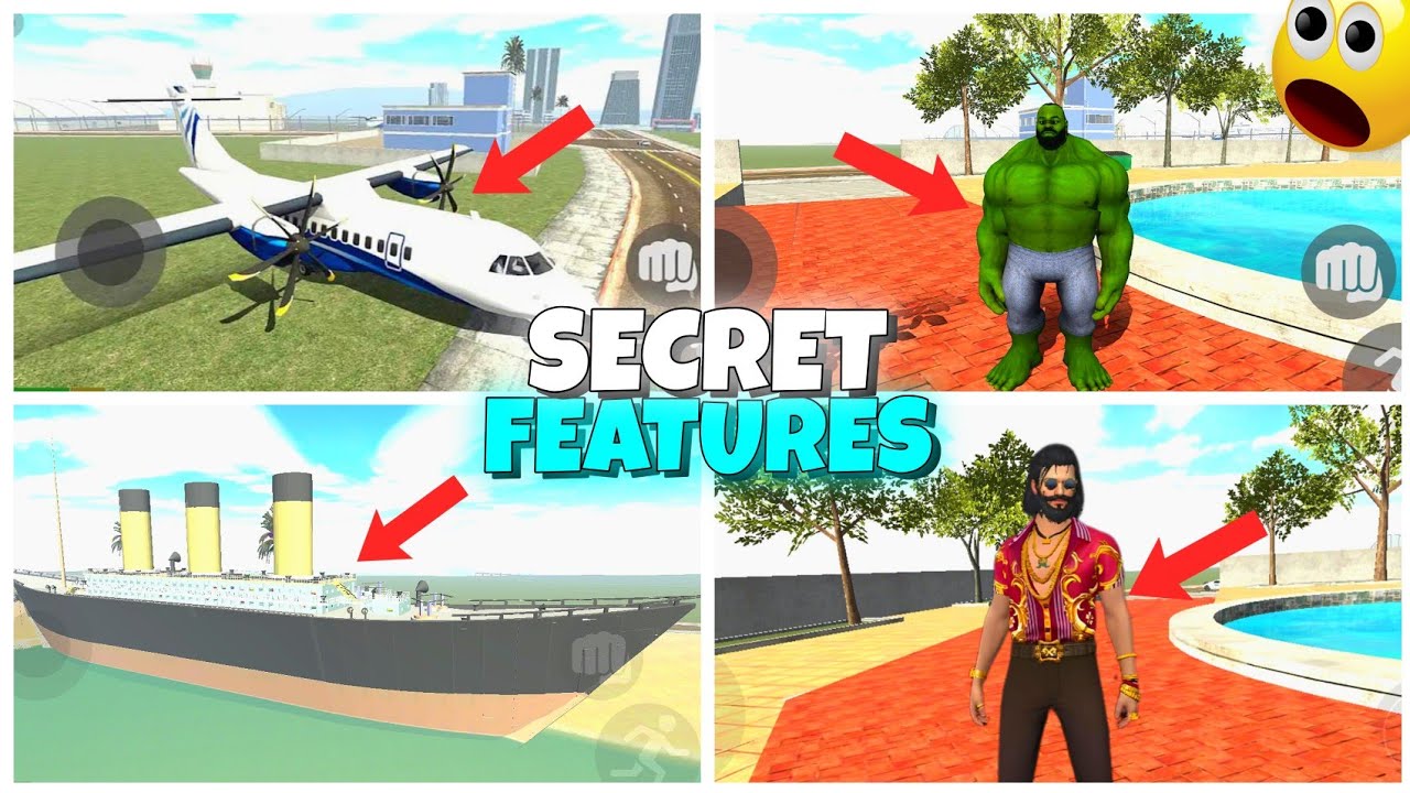 AEROPLANE MODE + NEW HULK + PUSHPA CHARACTER + NEW SECRET 🤫 FEATURES ...