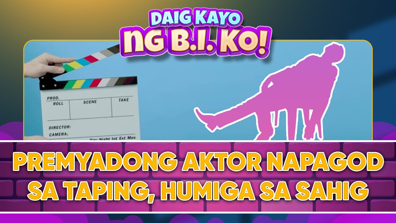 Premyadong aktor napagod sa taping, humiga sa sahig | ANYTHING GOES ...