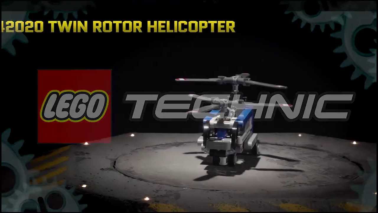 Twin Rotor Helicopter - LEGO Technic - Designer Video 42020 - YouTube