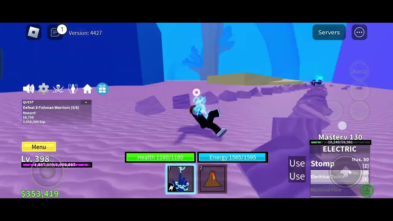 Fishman Island Bloxfruit fishman Warrior #Blox Fruit #Fishman Island # ...