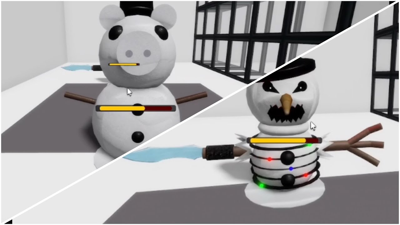 Snow piggy trap VS Mr.Bliss trap - YouTube