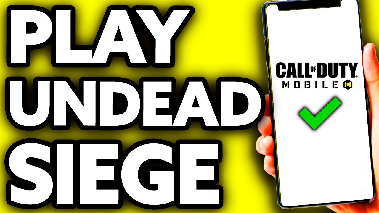 How To Play Undead Siege in COD Mobile 2024 - YouTube