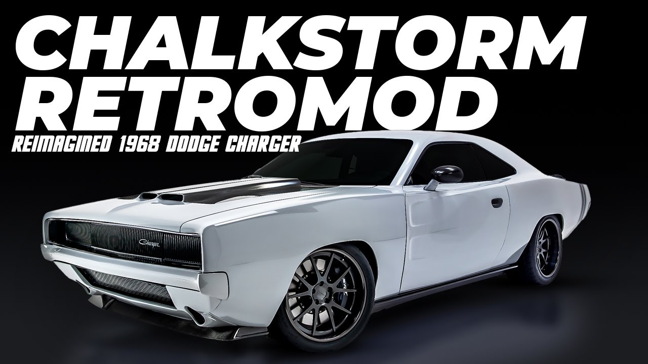 Epic Carbon Fiber 1968 Dodge Charger Retromod | Chalkstorm 885HP ...