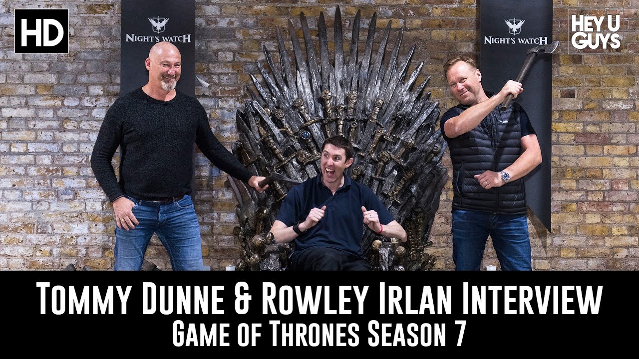 Tommy Dunne & Rowley Irlam Interview - Game of Thrones Stunt Day - YouTube