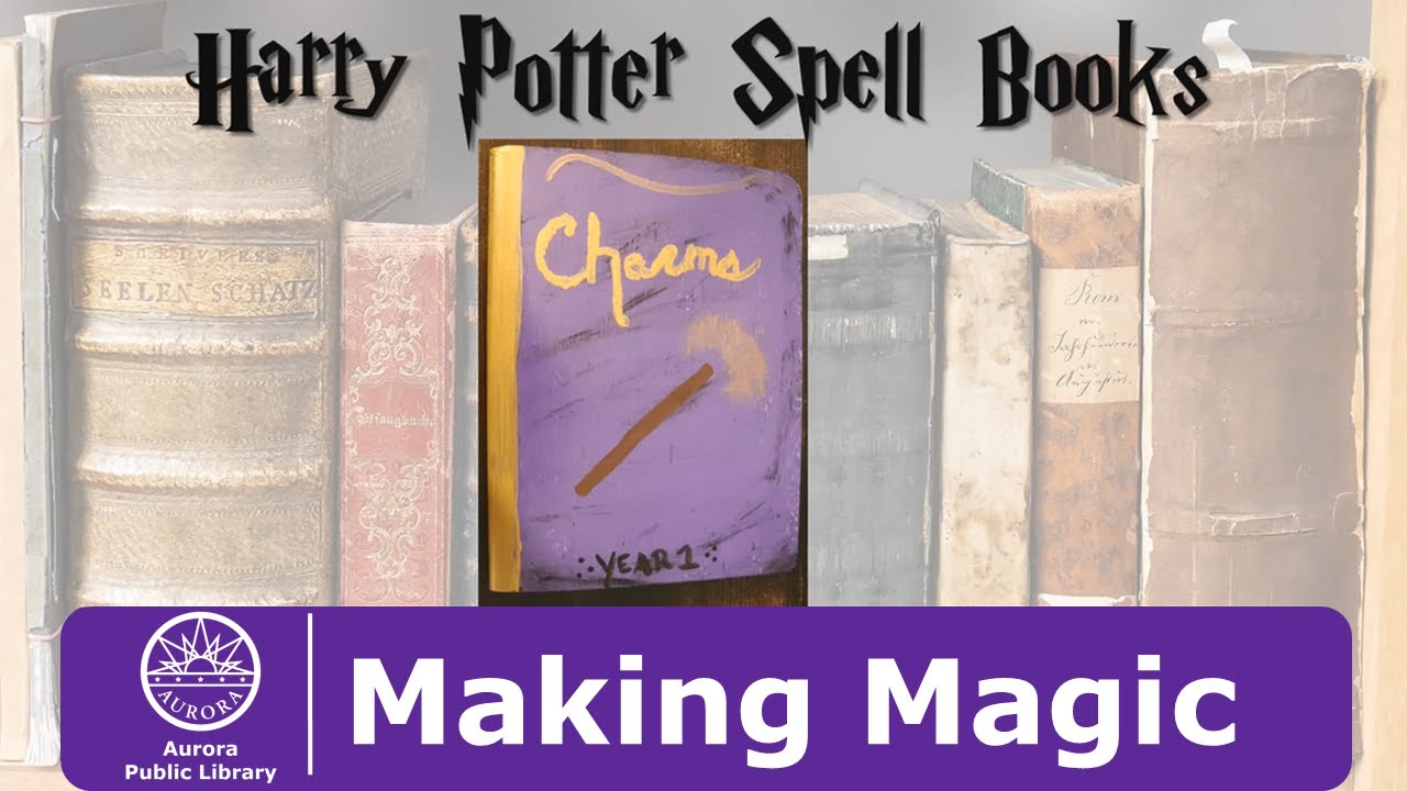 Making Magic: Harry Potter Spell Books - YouTube