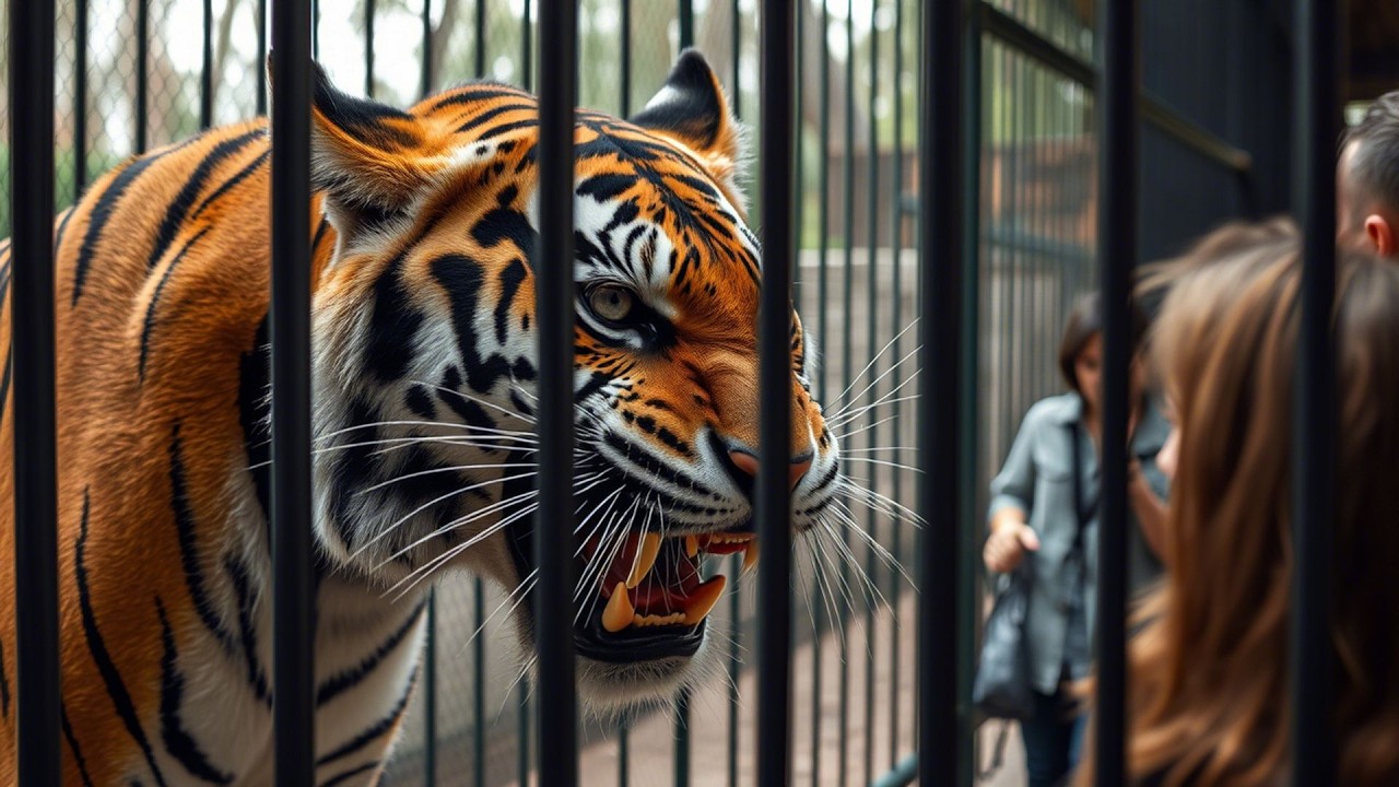 5 Shocking Animal Attacks At The Zoo - YouTube