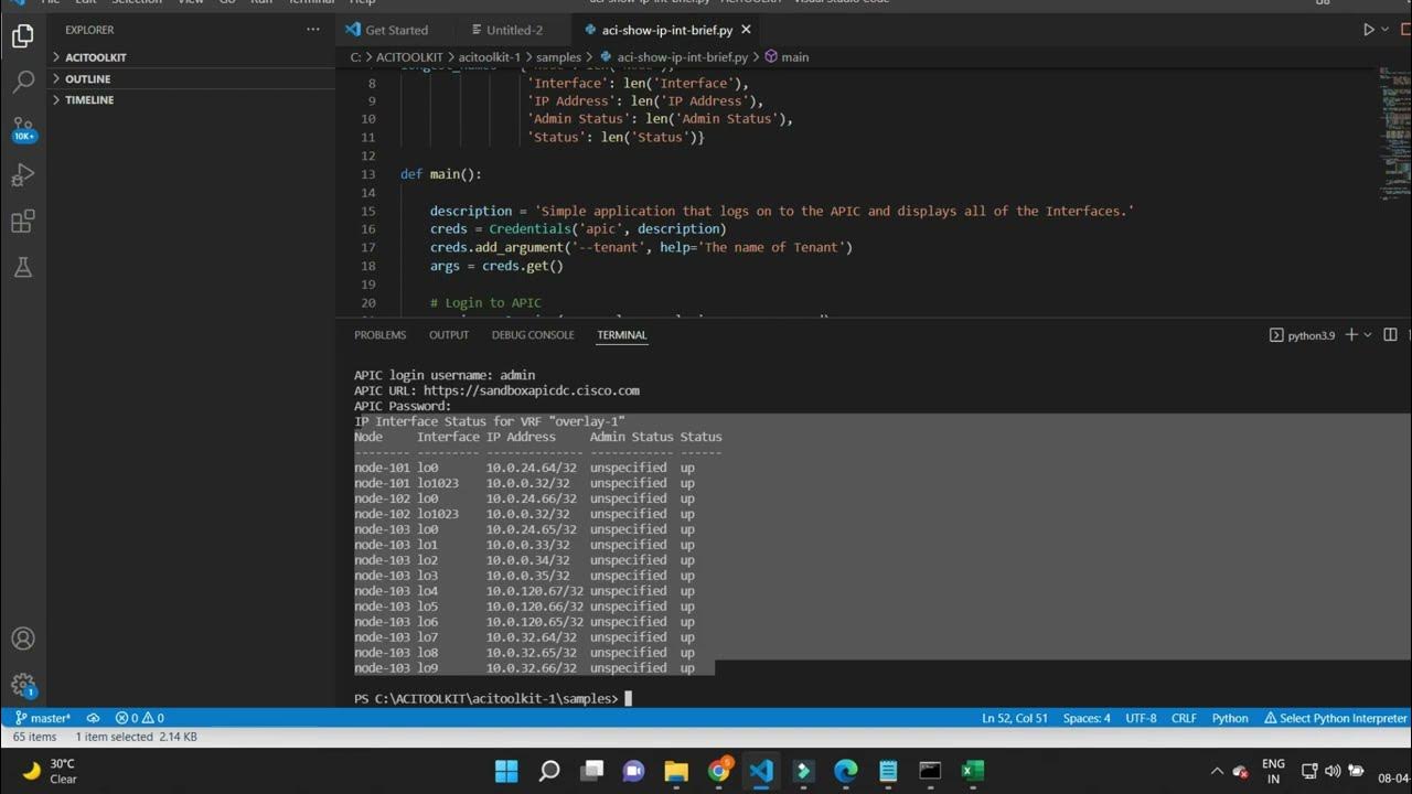 Show Ip Interface Brief In ACI Fabric Using Python Script How To Check Interface Status YouTube show-ip-interface-brief-in-aci-fabric-using-python-script-how-to-check-interface-status-youtube