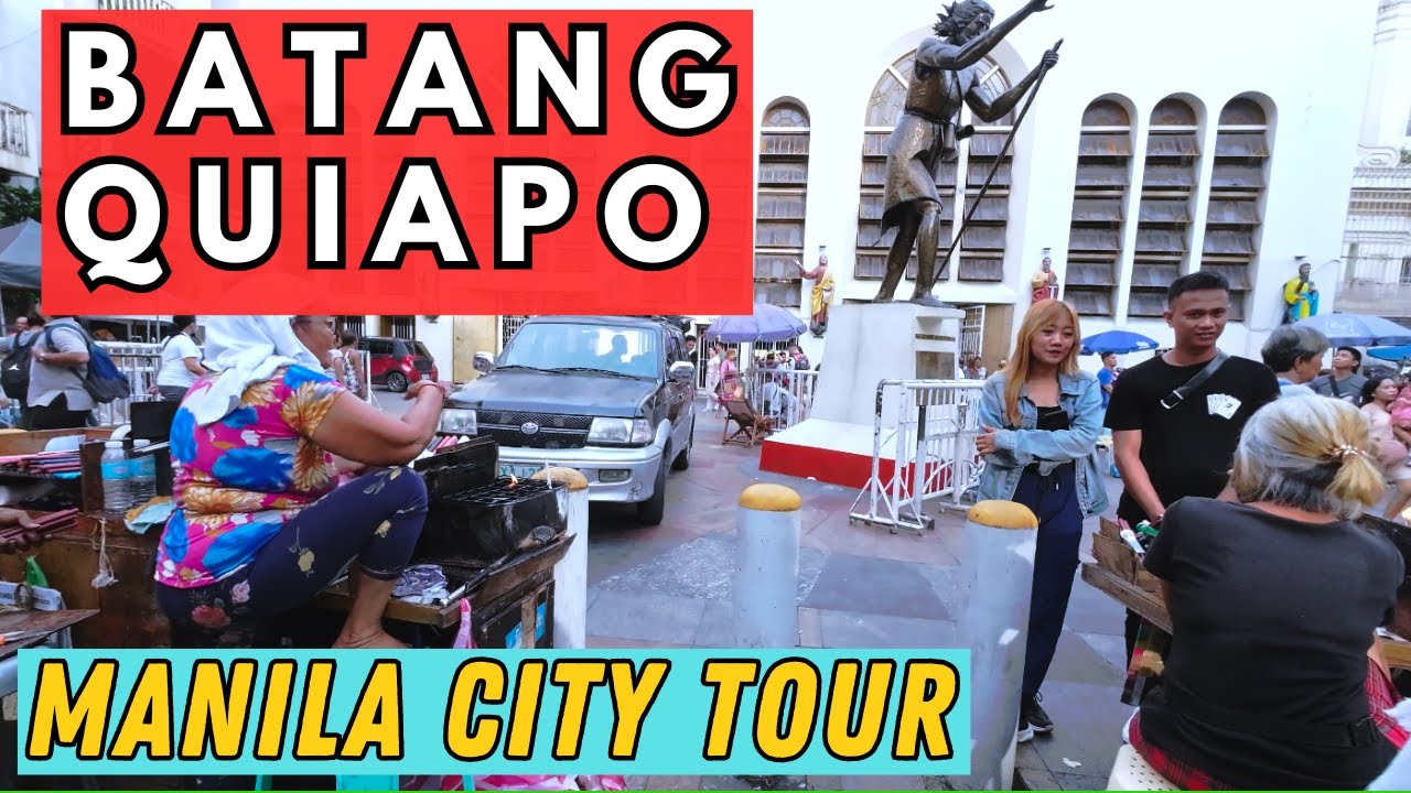 "BATANG" QUIAPO WALK TOUR MANILA CITY 4K UHD - YouTube