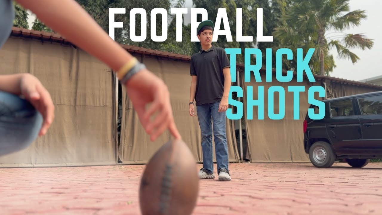 Football Trick Shots -- Junior Perfect - YouTube