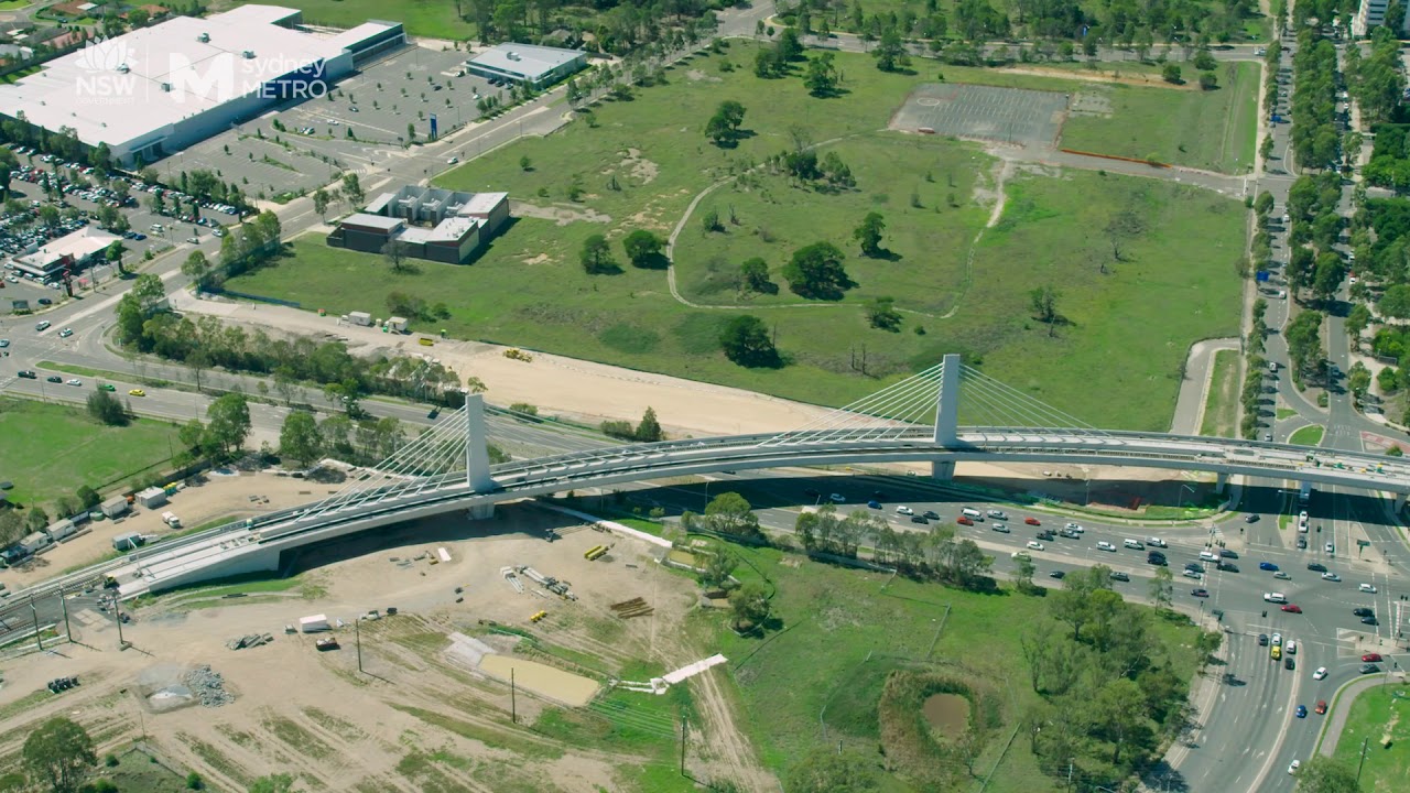 Sydney Metro: Windsor Road railway bridge, April 2018. - YouTube
