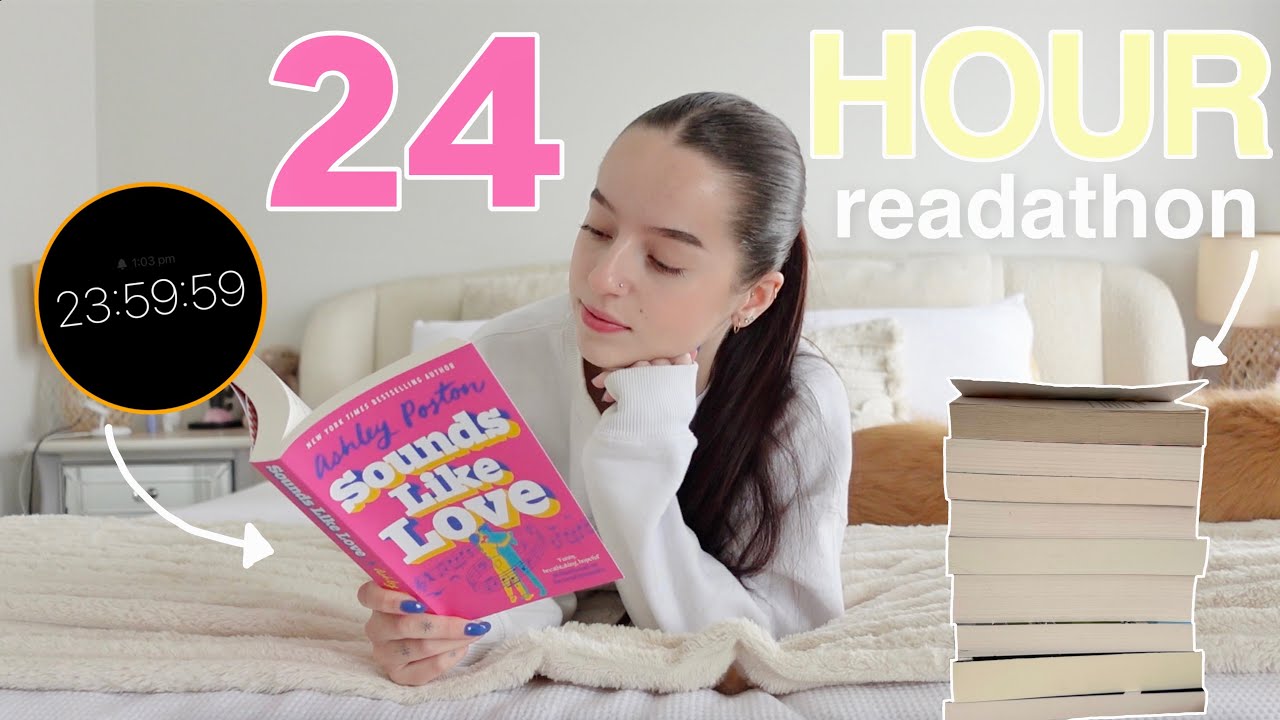 how much can I read in 24 hours? (spoiler free reading vlog) - YouTube