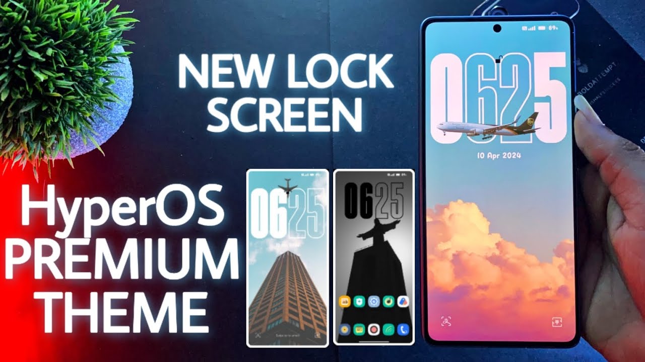 HyperOS + Miui 14 Premium Theme For Any Xiaomi Device's | New Lock ...