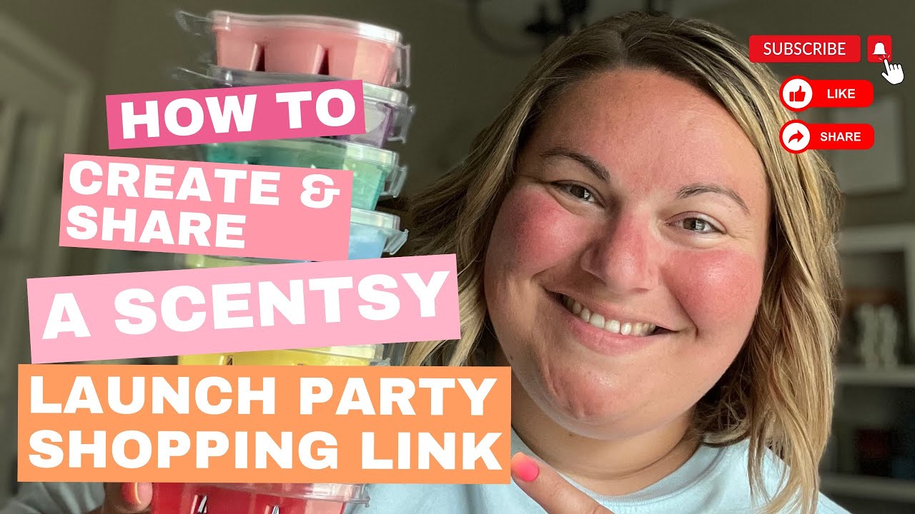 How to create & share a scentsy launch party link - YouTube