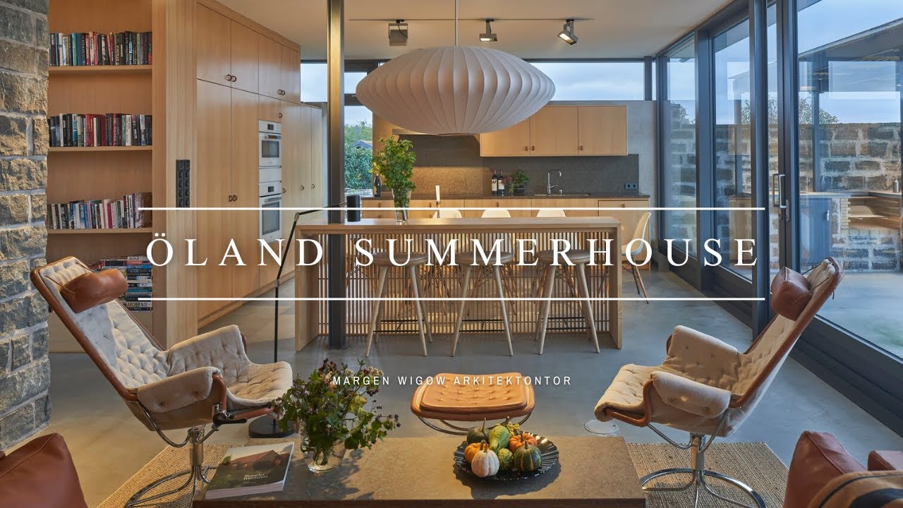 Öland Summerhouse - Modern Holiday Home Design in Sweden - YouTube