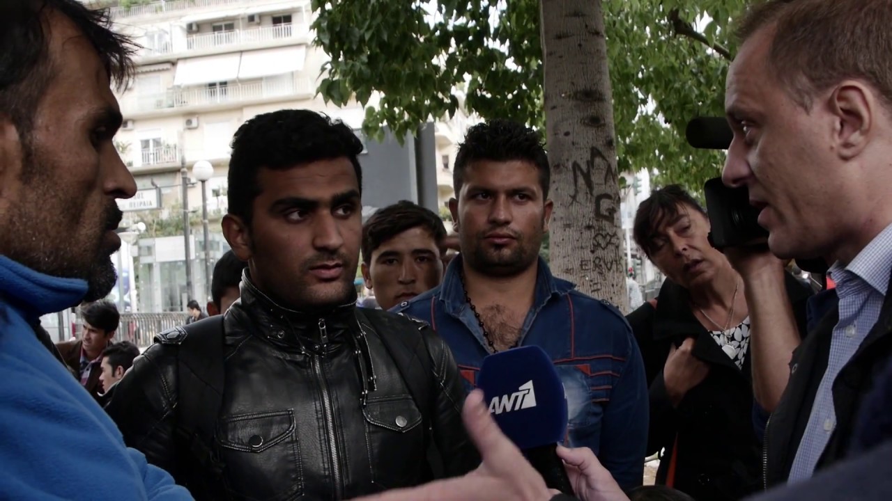 ΑΘΗΝΑ: ΠΡΟΣΦΥΓΕΣ ΣΤΗ ΠΛΑΤΕΙΑ ΒΙΚΤΩΡΙΑΣ / ATHENS: REFUGEES AT VIKTORIA ...