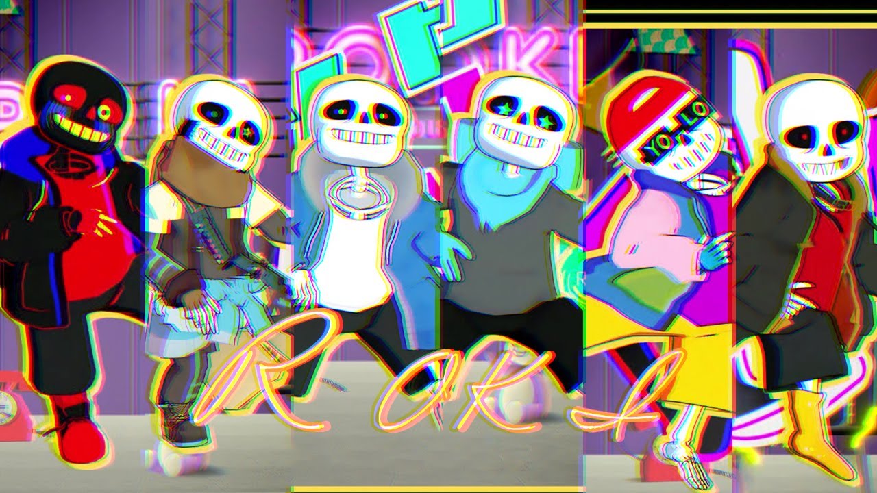 【MMD/SANS/AU】sans are dacing for fun! roki！！ - YouTube