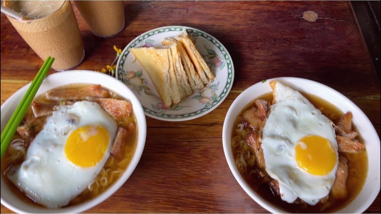 Satisfying Breakfast At Famous Local Coffe Shop In Coloane Macau # ...