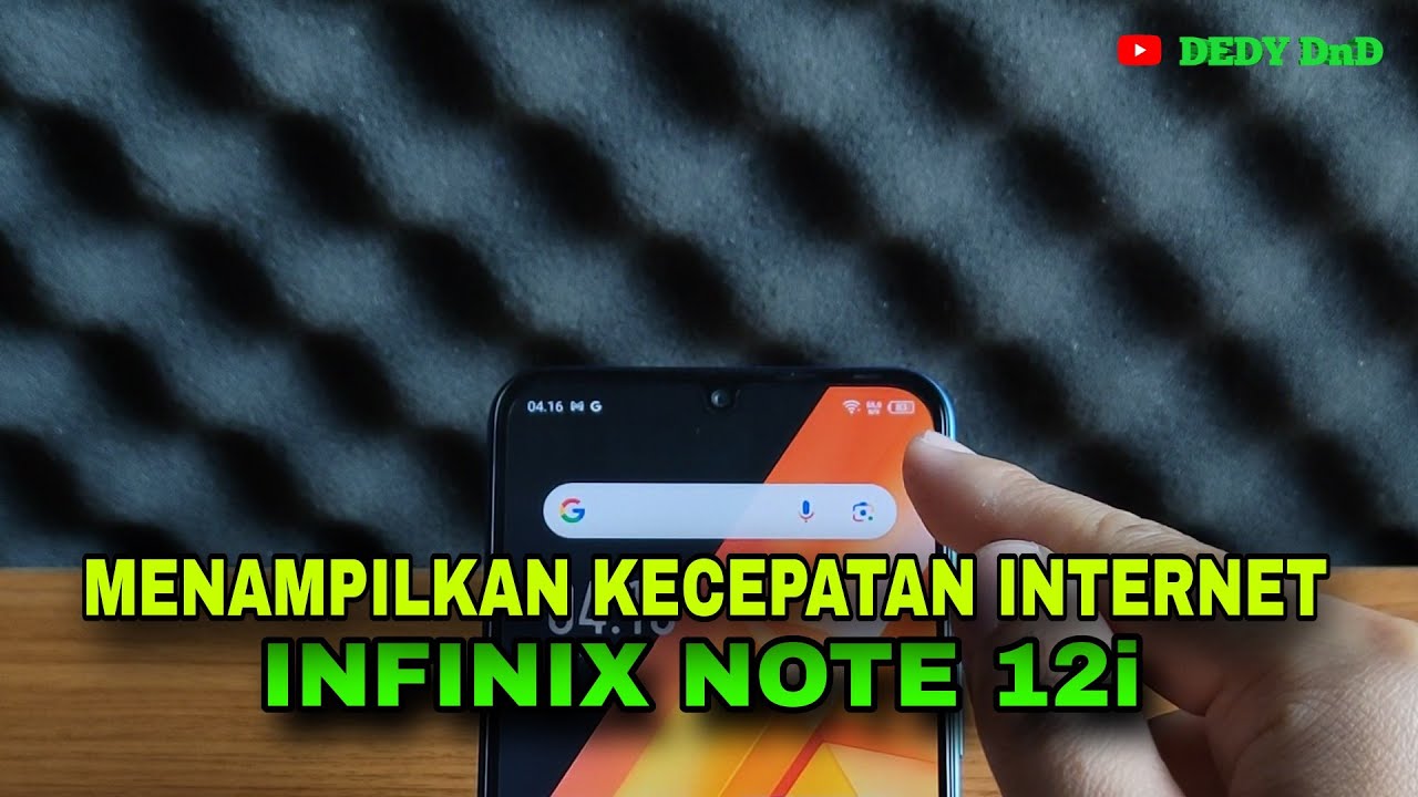 Cara Menampilkan Kecepatan Internet Infinix Note 12i - YouTube