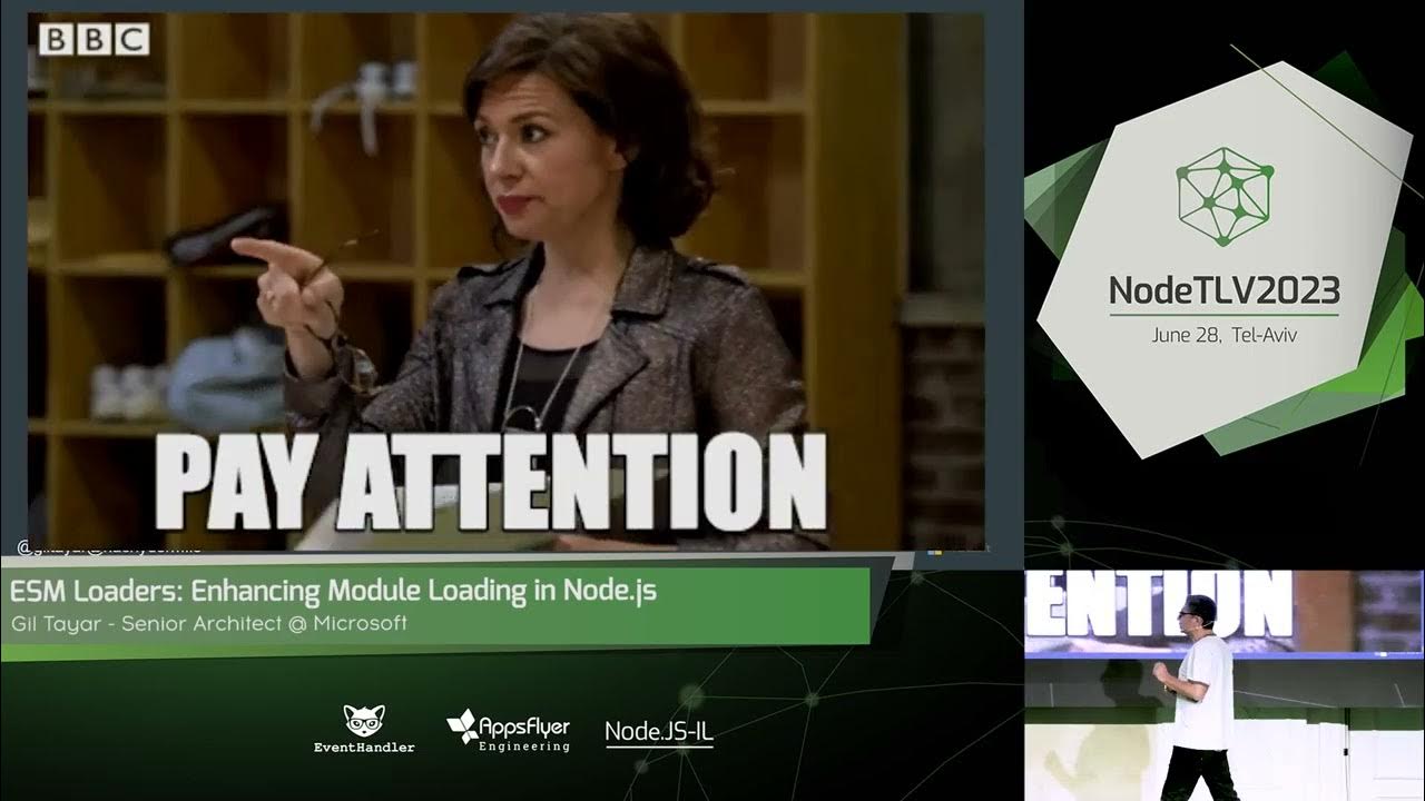 Gil Tayar @ NodeTLV 2023 | ESM Loaders: Enhancing Module Loading in Node.js - YouTube