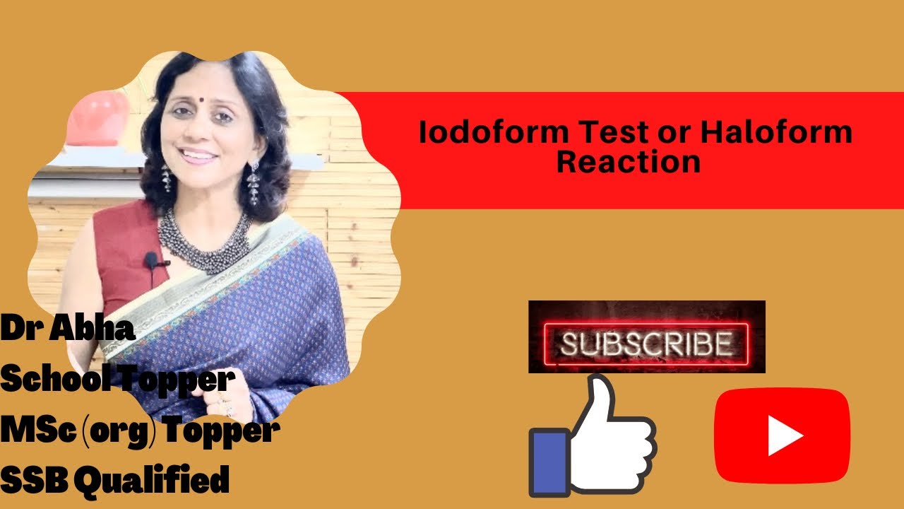 Iodoform test or Haloform test - YouTube