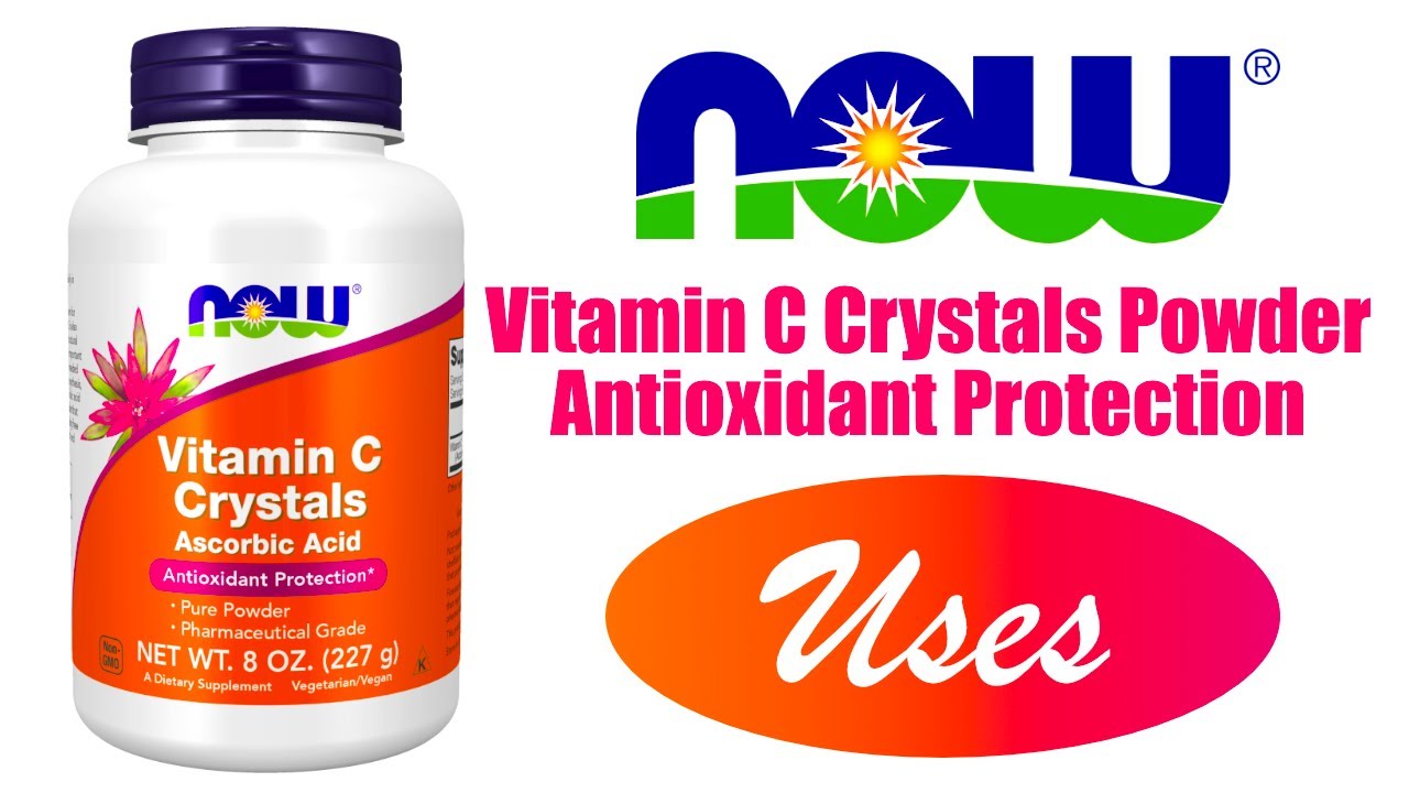 NOW Vitamin C Crystals Powder - YouTube
