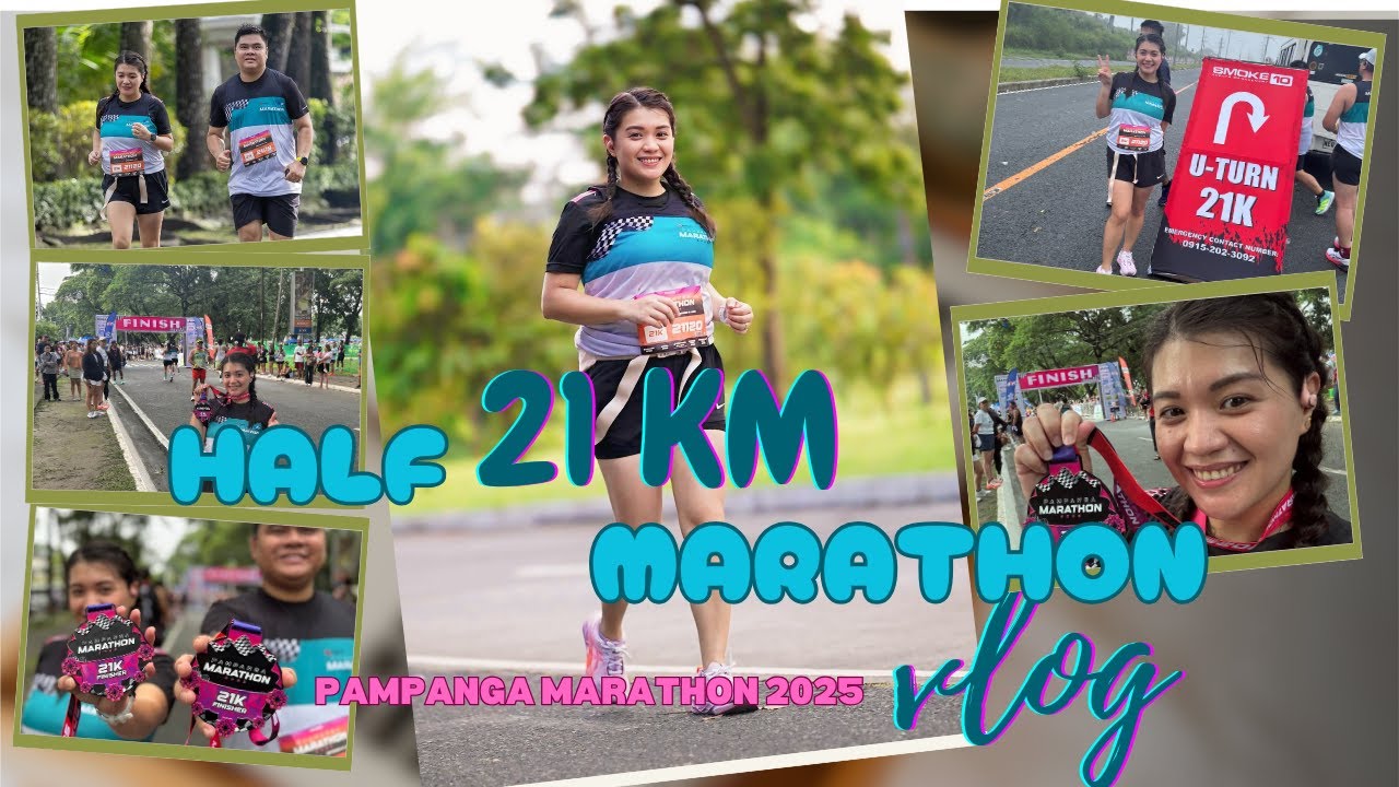 OUR FIRST HALF MARATHON (21KM RUN) | PAMPANGA MARATHON - YouTube