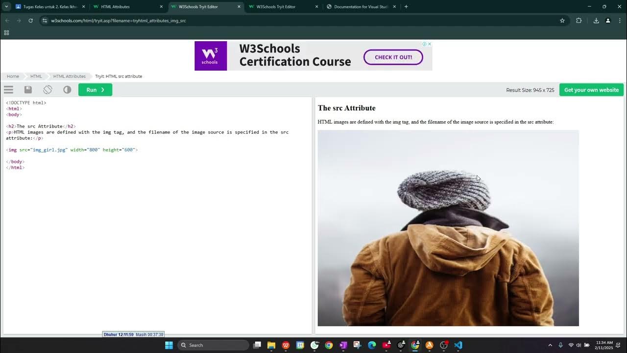 1 Toturial Belajar HTML W3School - Part 1 - YouTube