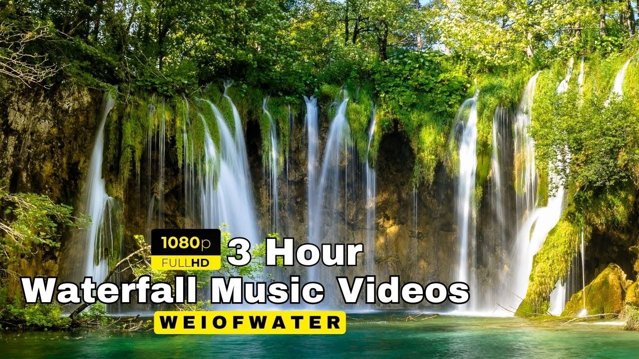 Relaxing Music with Waterfalls, Water Sound, Sleep Music"Waterfalls of ...