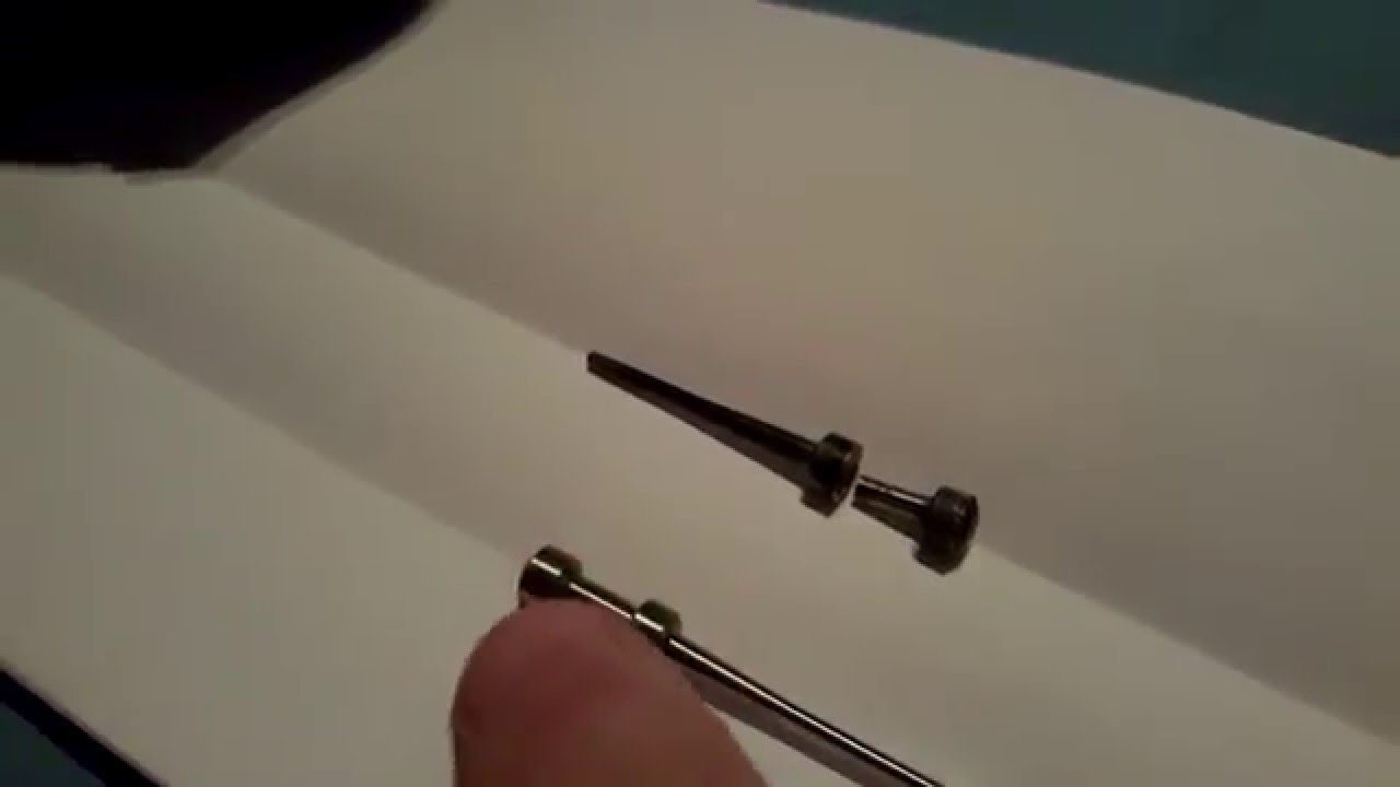 .380 llama broken firing pin replacement - YouTube