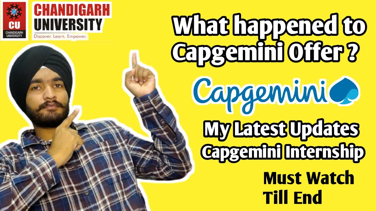Capgemini | What happened 2 Capgemini offer | Capgemini Internship ...