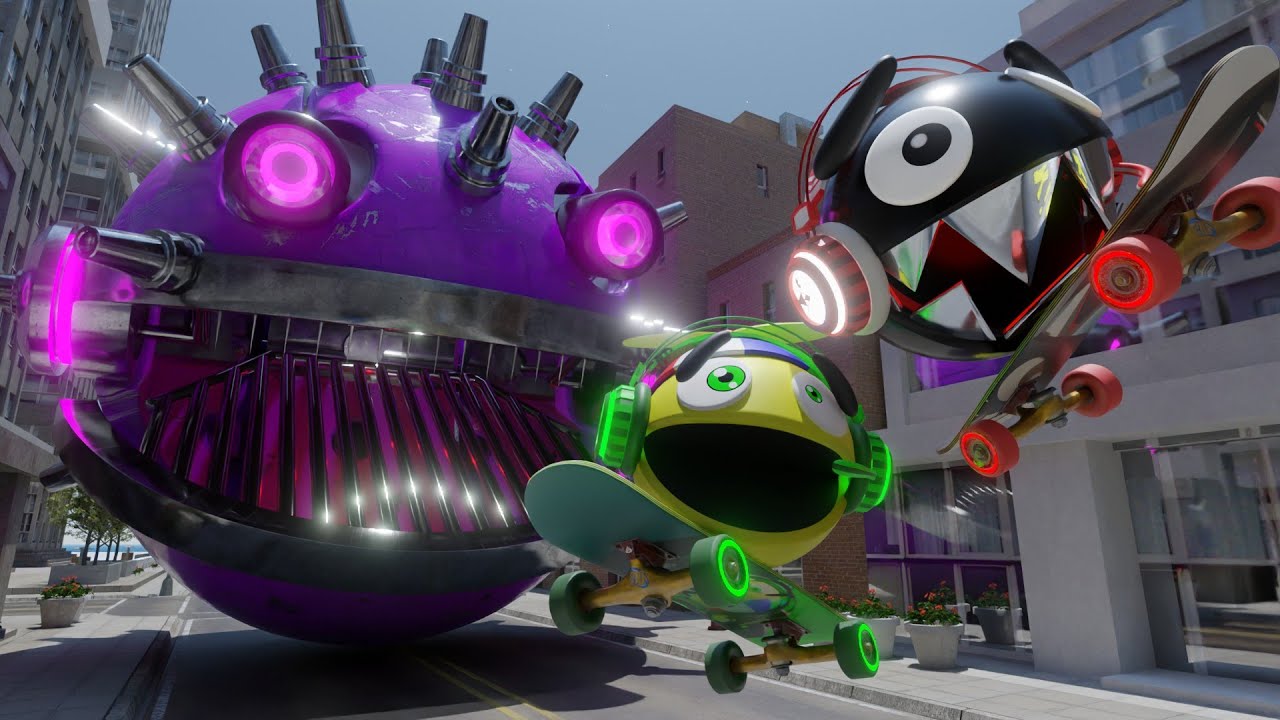 ROBOT PACMAN VS NEO OMICRON ROBOT PACMAN | Attack of the New Variant ...