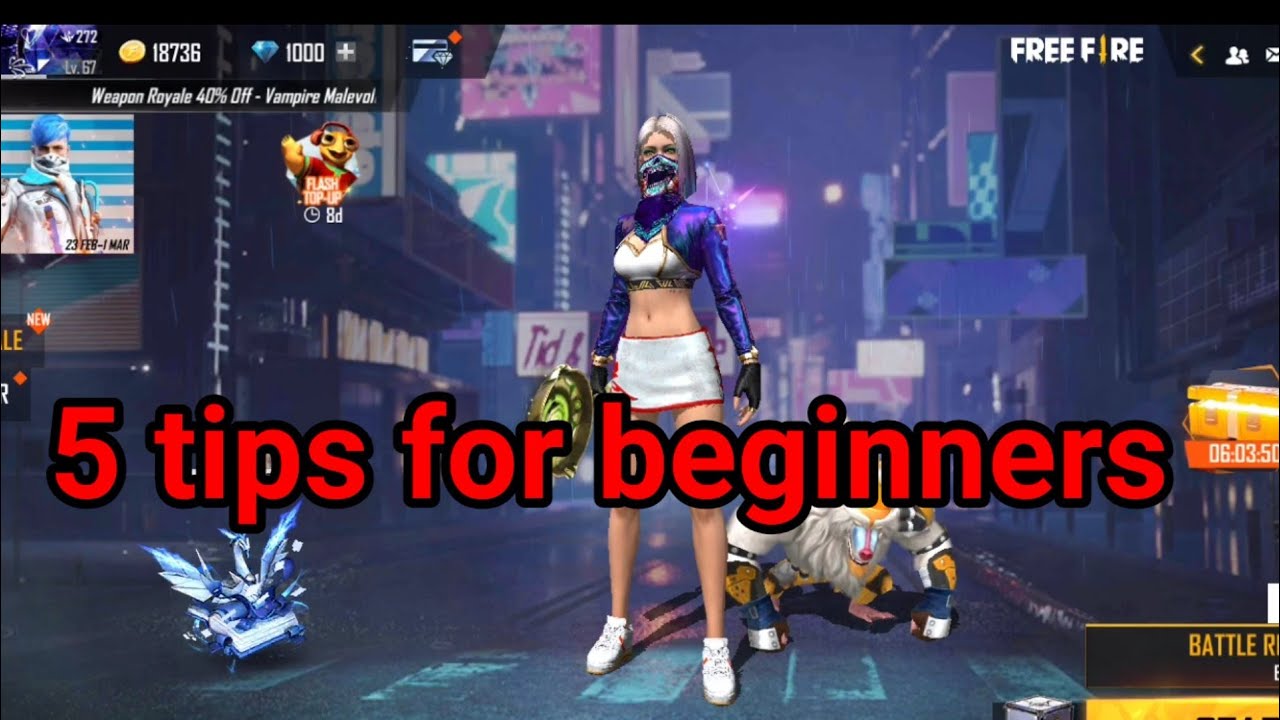 5 Tips For beginners to improve gaming skills ||Garena Free Fire - YouTube
