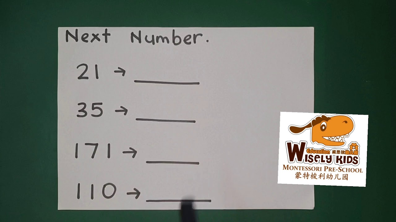 Next number - YouTube