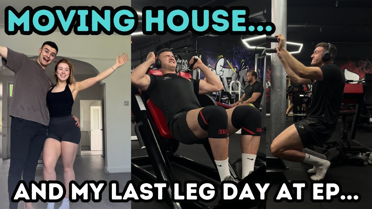 We're moving house! And my LAST leg day at EP jungle :( - YouTube