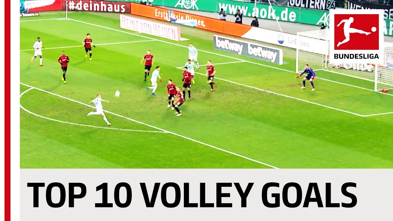 Top 10 Volley Goals 2018-19 So Far - Robben, Witsel, Jovic & Co - YouTube