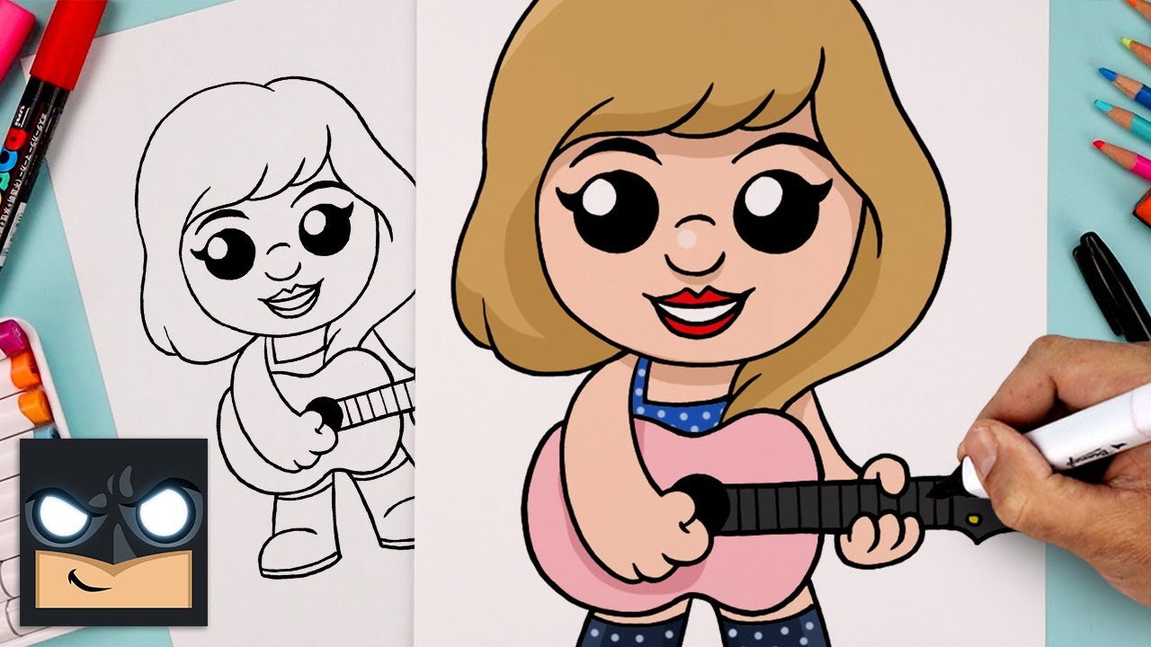 How to Draw Taylor Swift | Eras Tour Style - YouTube