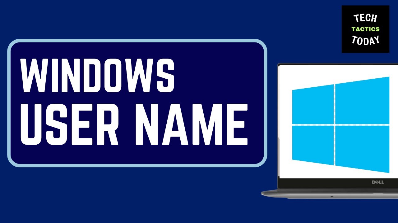 What is My Windows Username Tutorial - YouTube