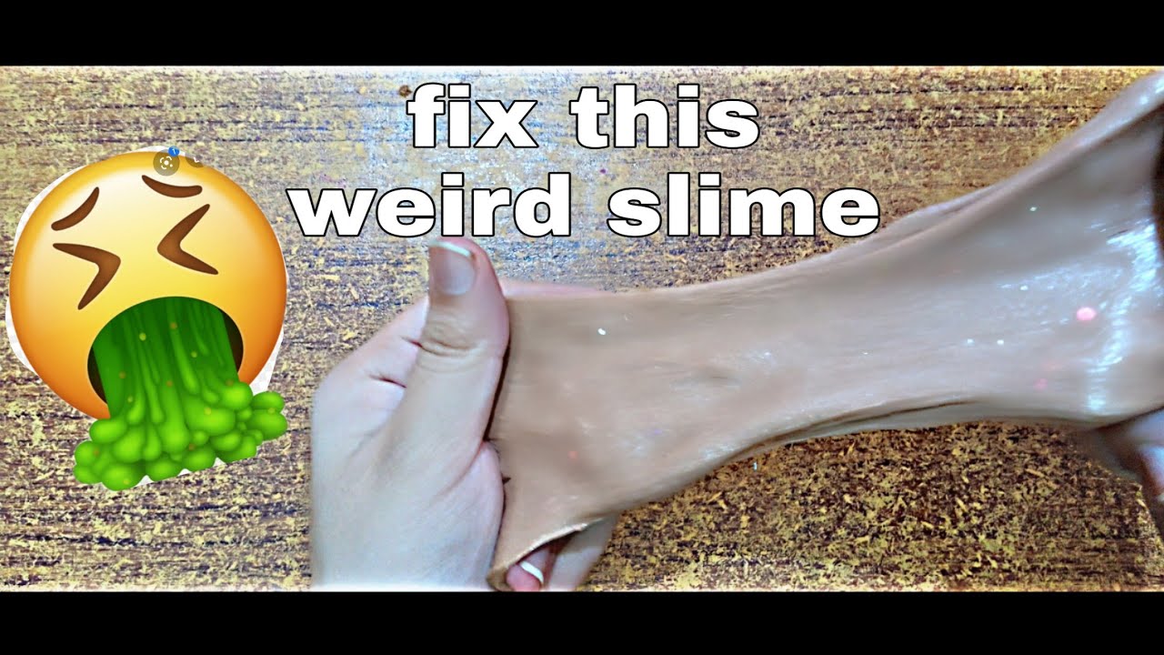 FIX THIS WEIRD SLIME| SLIME FIXING SERIES| MOST FUNNY SLIME VIDEO - YouTube