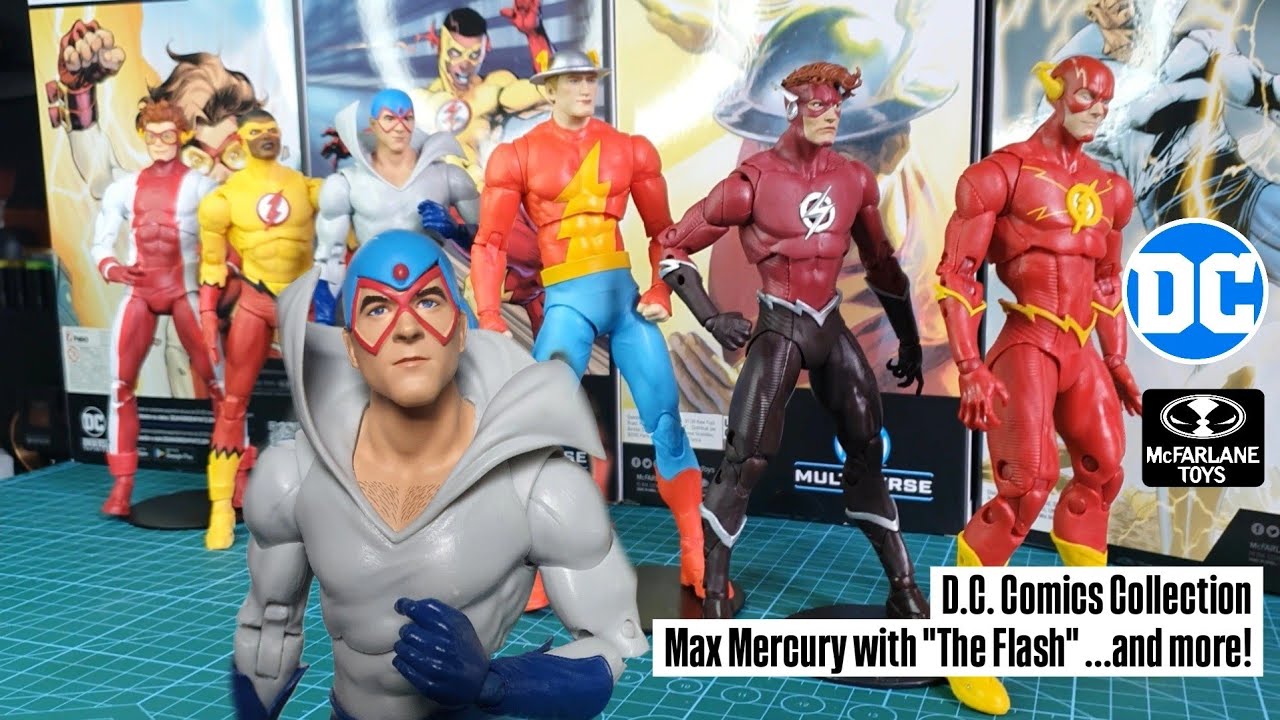 Max Mercury with "The Flash" on McFarlane Toys - YouTube