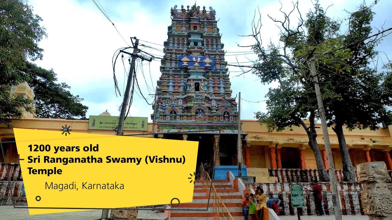Magadi, Ranganathaswamy Temple 1200 years old #magadi #magadiranganatha ...