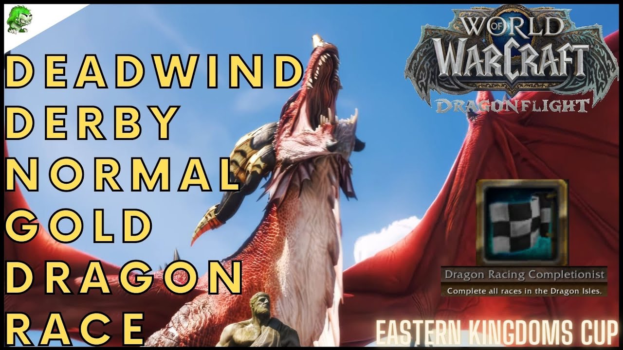 Dragonflight Deadwind Derby Normal Gold Dragon Race - YouTube
