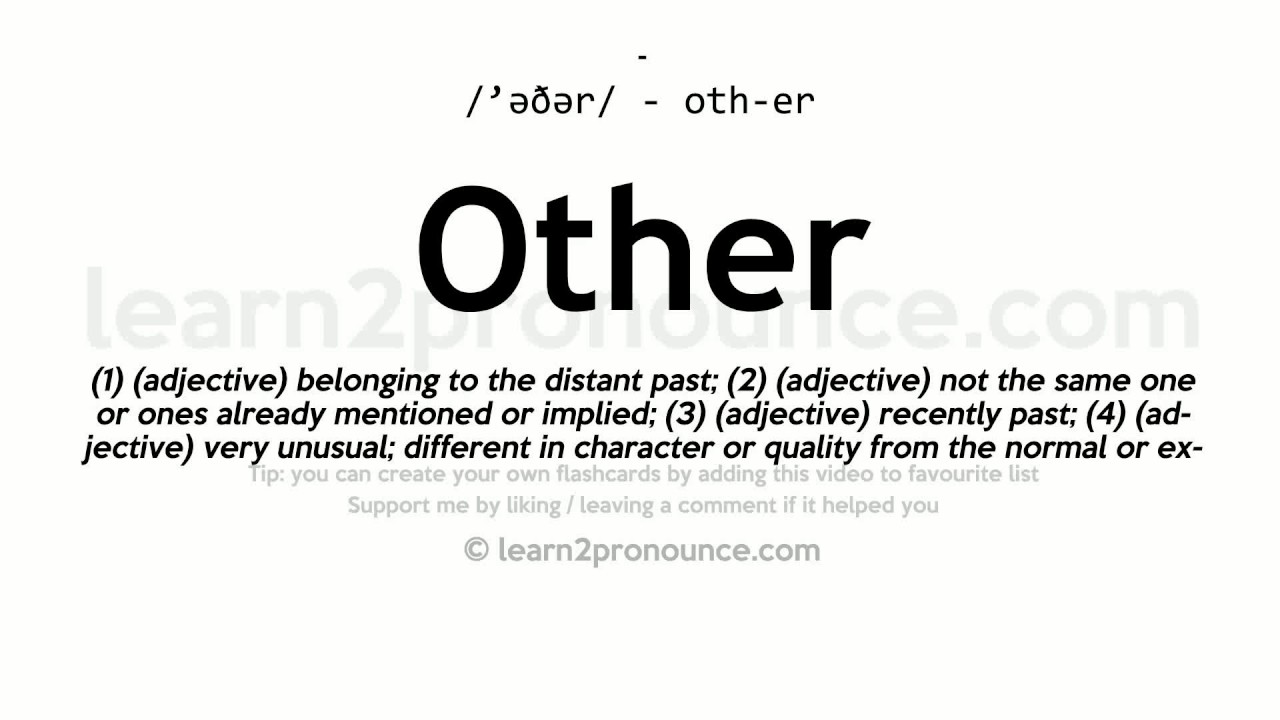 Pronunciation Of Other Definition Of Other YouTube pronunciation-of-other-definition-of-other-youtube