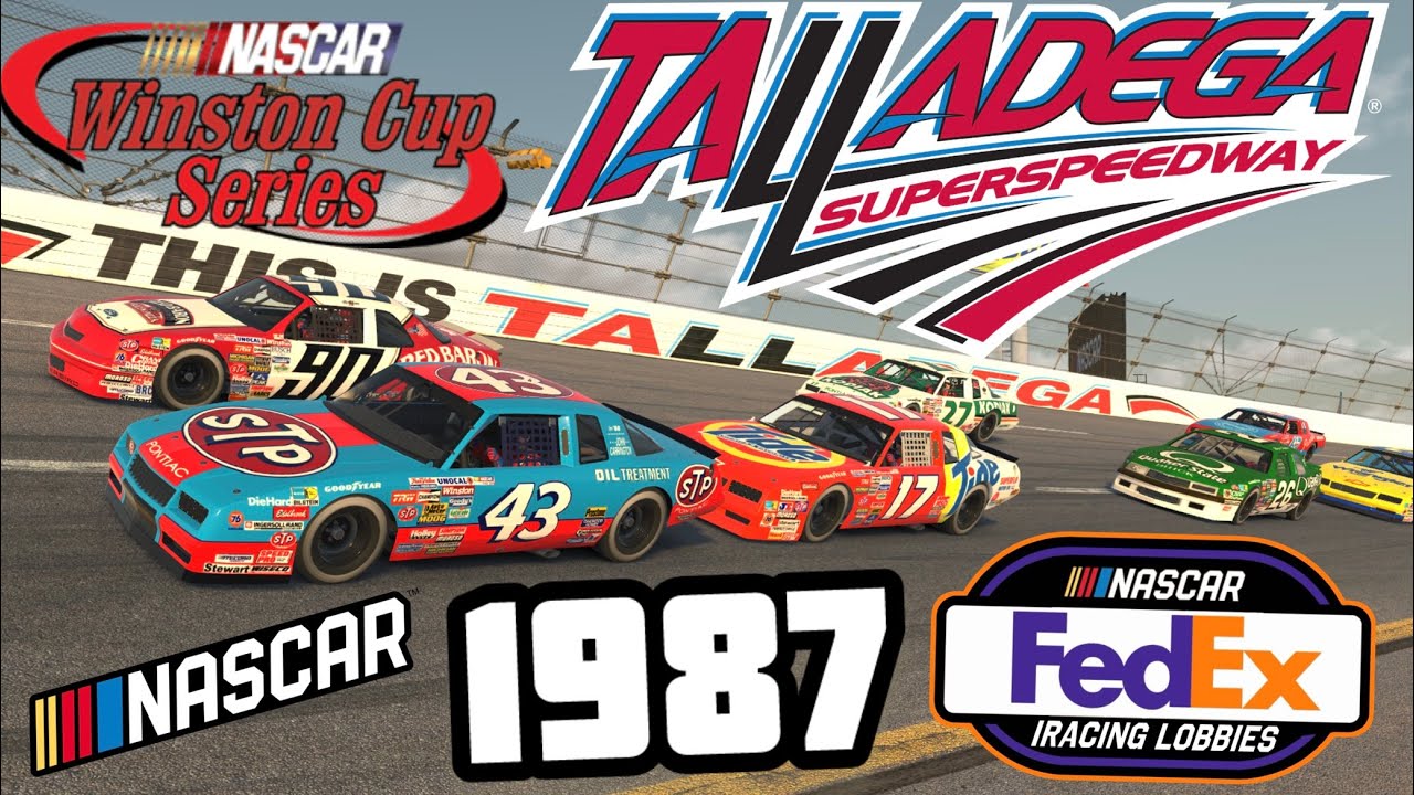 1987 NASCAR WINSTON CUP SERIES RACING AT TALLADEGA | NASCAR iRacing ...