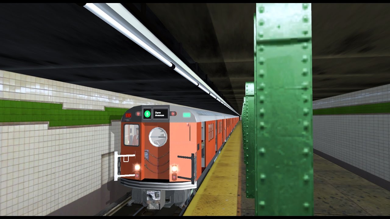 Trainz 12: Dyre Av Bound R17 (5) Train (Borough Hall - E 180 St) via 7 ...