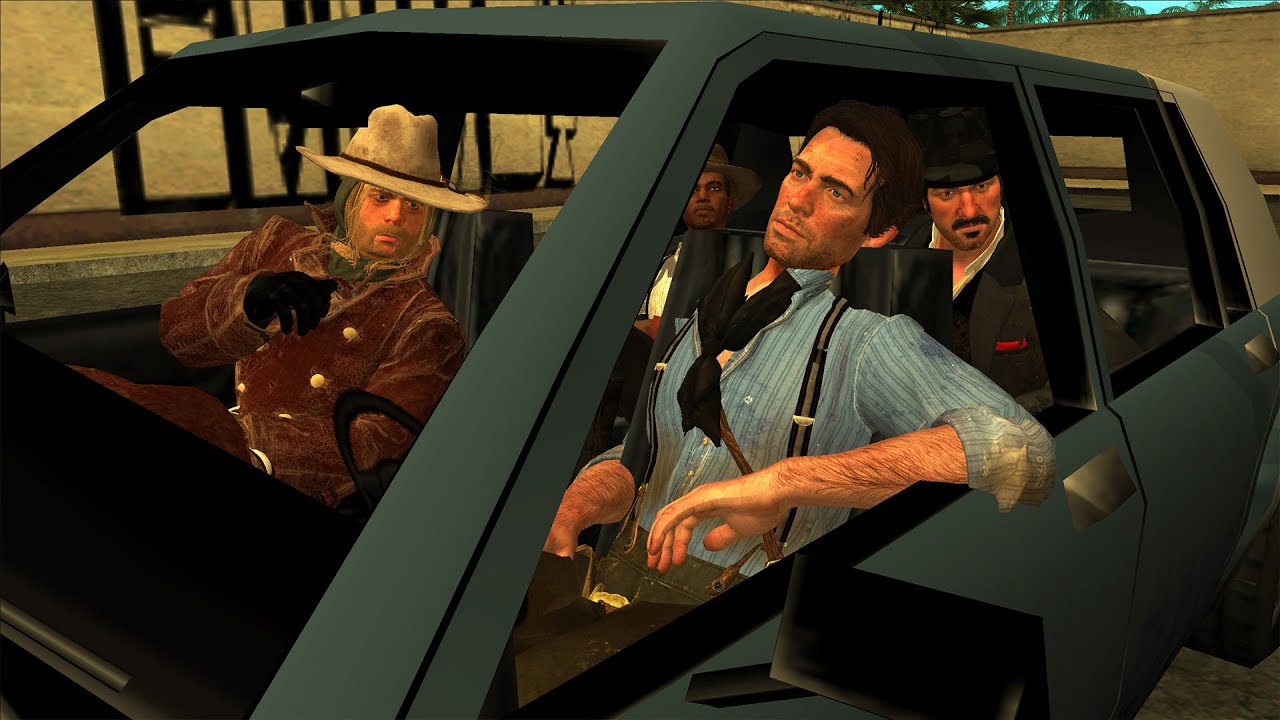 San Andreas Red Dead Edition Part 2 (GTA WITH RDR2 CHARACTERS) - YouTube