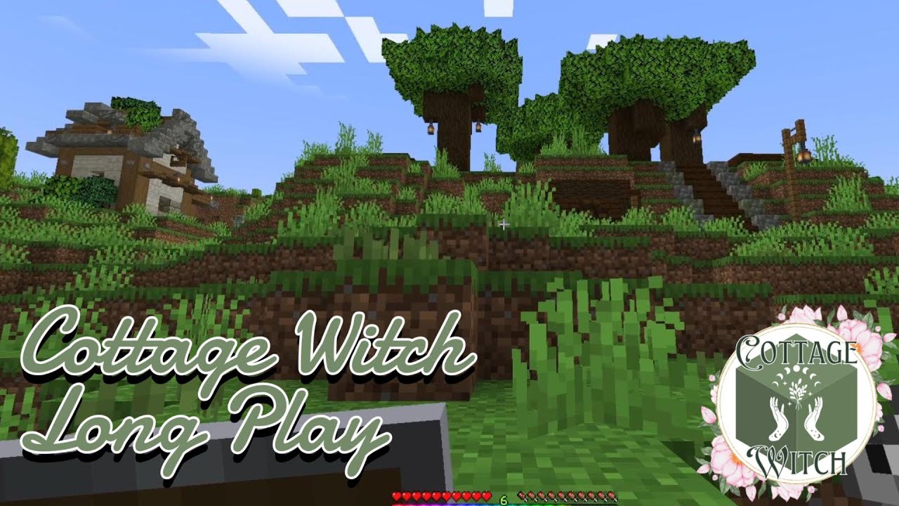 Minecraft Cottage Witch LongPlay Episode 1: No Commentary - YouTube