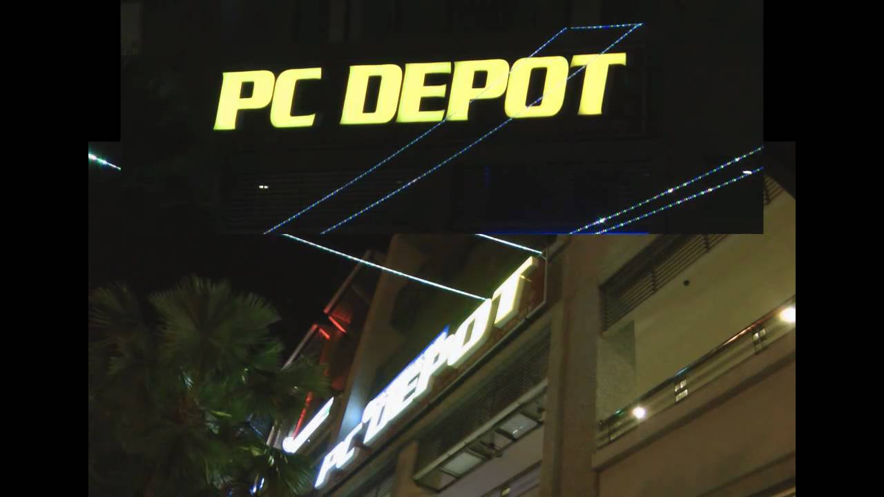PC DEPOT LED Signboard at Bukit Jambul, Penang eGate - YouTube
