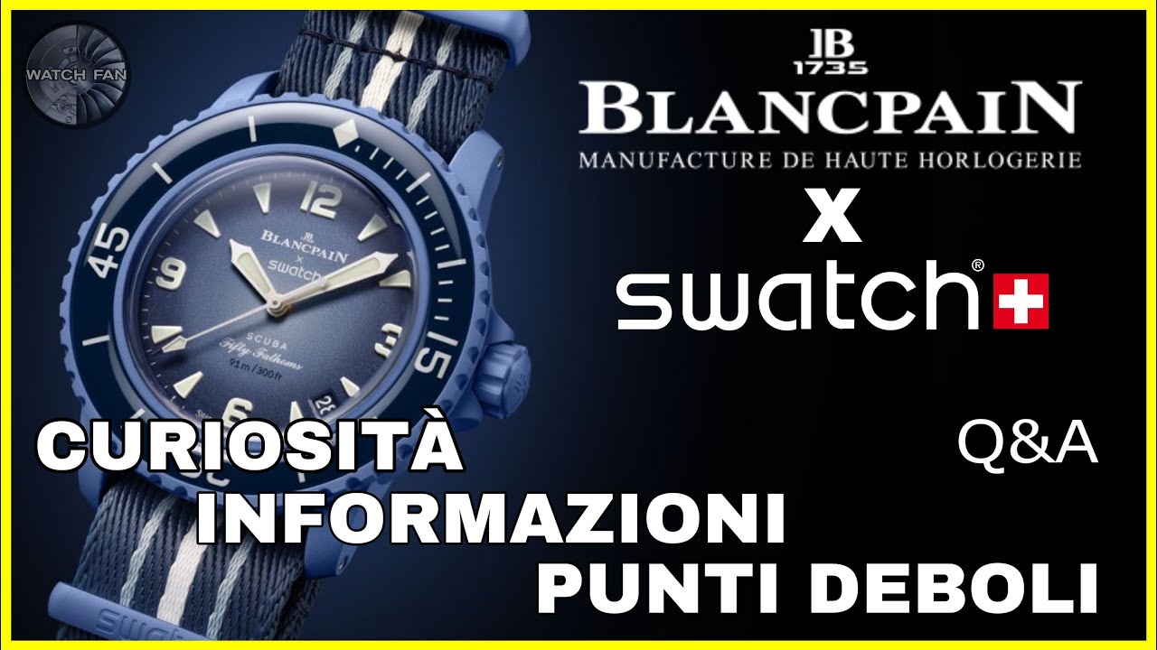 Blancpain x Swatch ci ha fregato! Com'è fatto? Quanto dura? Si ripara? Le vostre domande.. - YouTube