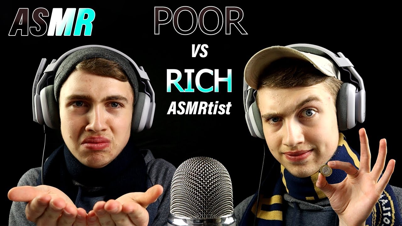 ASMR | A POOR vs RICH ASMRtist (From Slow & Gentle to Fast & Aggressive ...