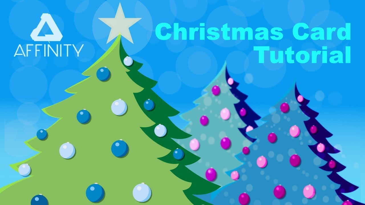 Affinity Designer Christmas Card Tutorial (part 2) - YouTube